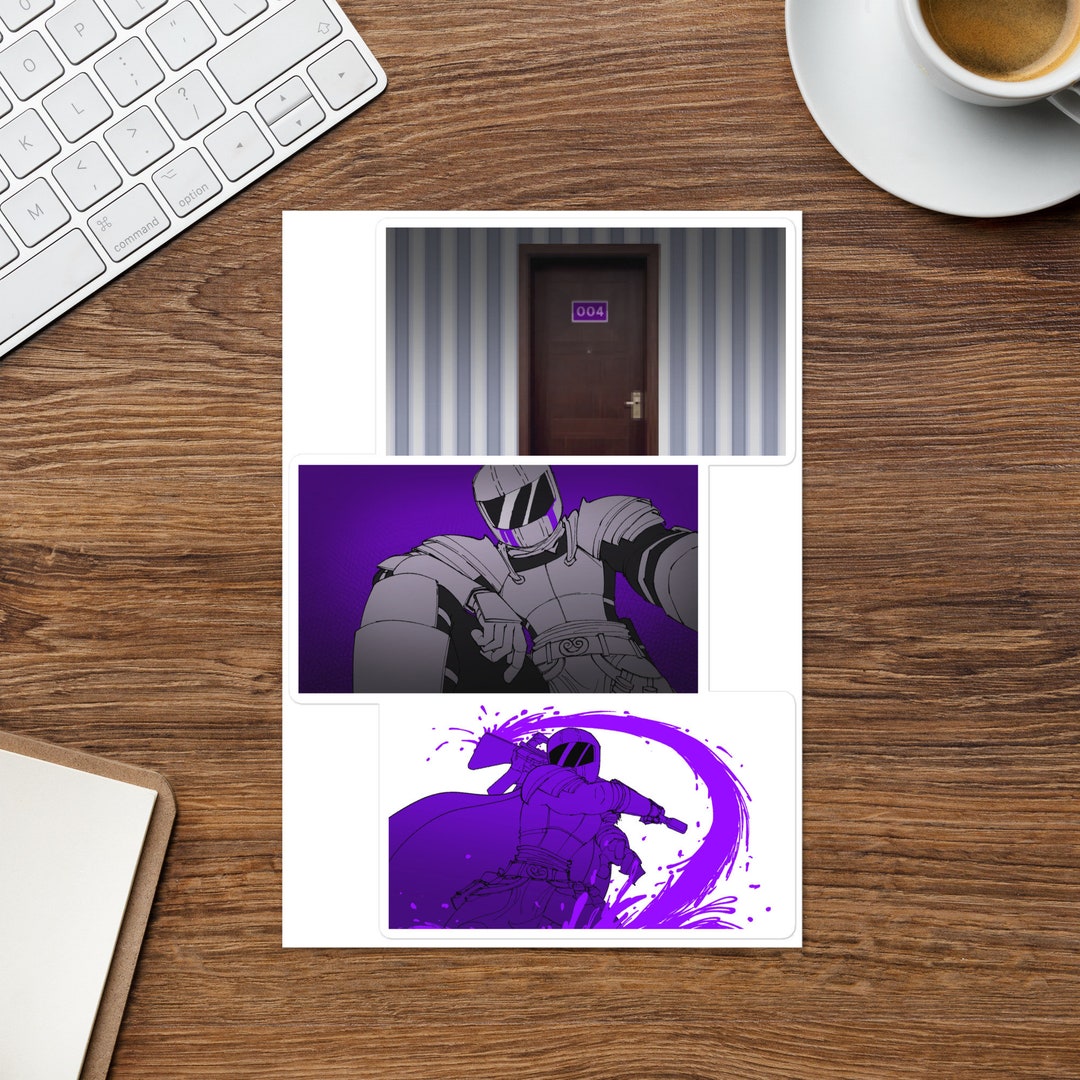 Sir Knight Sticker Sheet (3 Stickers) - Etsy