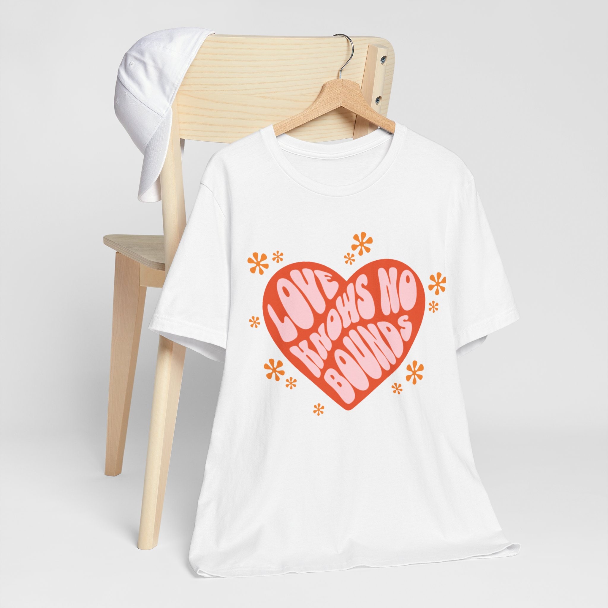 Boundless Love Tee: Wear Your Heart, Jersey Short Sleeve Tee - Etsy