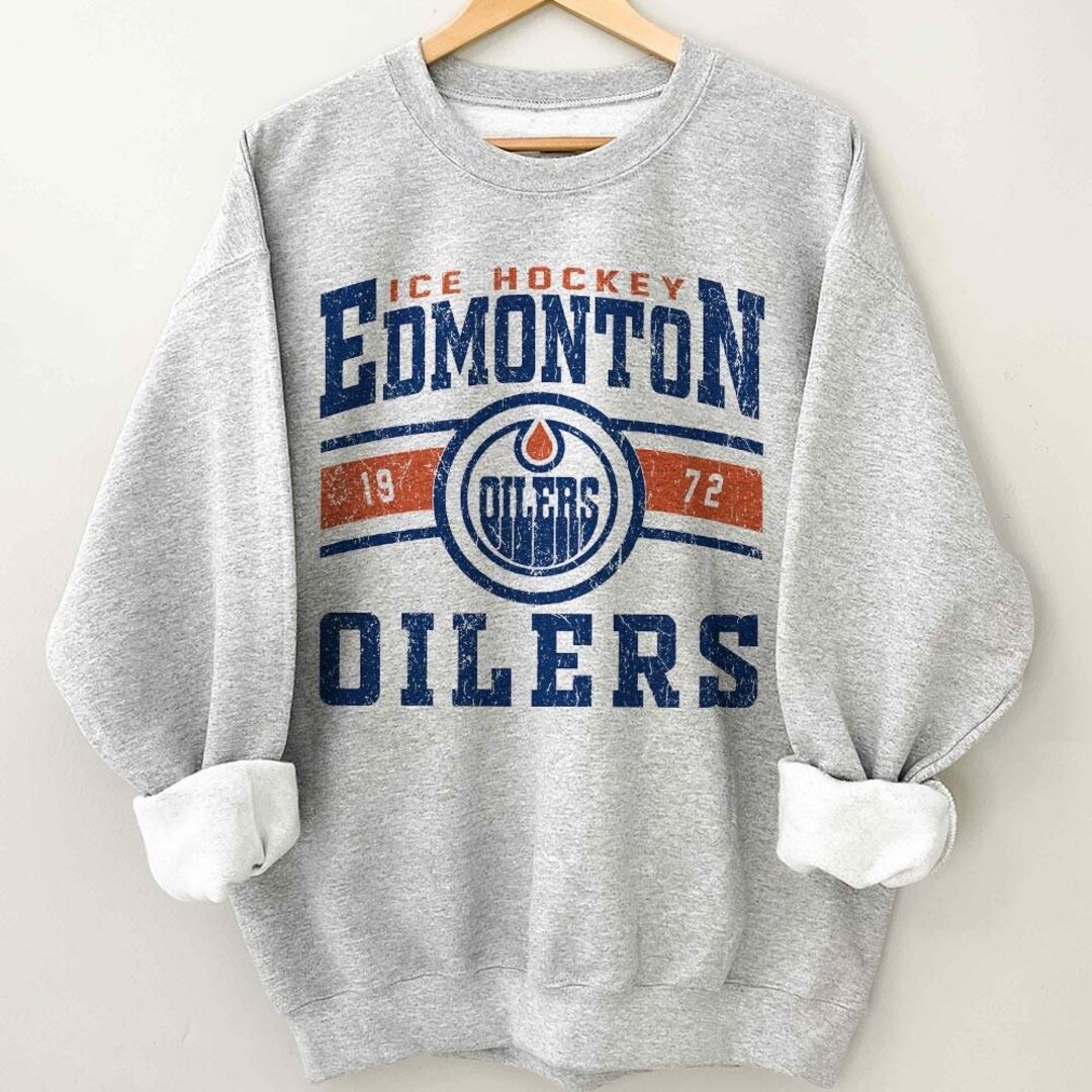 Edmonton Vintage Ice Hockey Shirt, Edmonton Retro Shirt, Gift for Fan ...