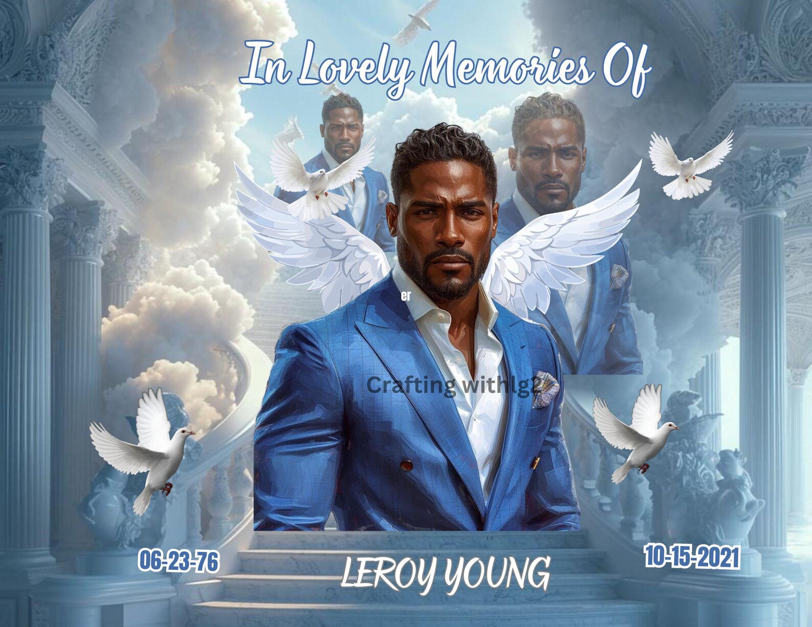 Memorial Service Template: Editable Celebration of Life Program ...