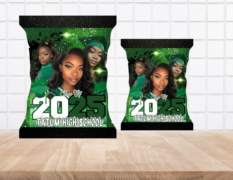 2025 Graduation Chip Bag Template - Etsy