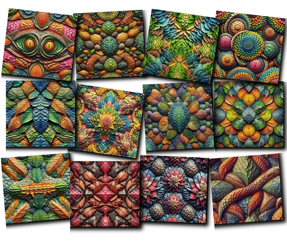 Crocodile Skin Pattern, Seamless Pattern, Crocodile Leaf, Scale Texture ...