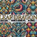 Dragon Scales Seamless Digital Paper, Dragon Leaf, Dragonscale Pattern ...