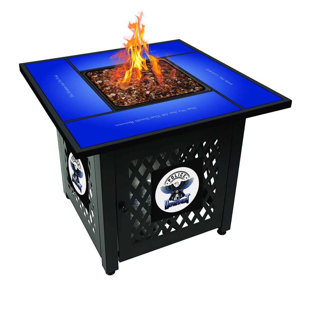 First Responders Themed Gas Fire Table police Department - Etsy