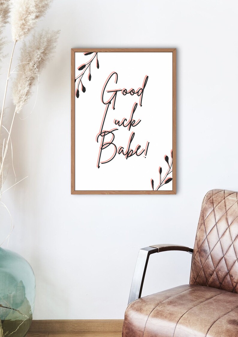 Good Luck Babe! Digital Artwork Download - Etsy