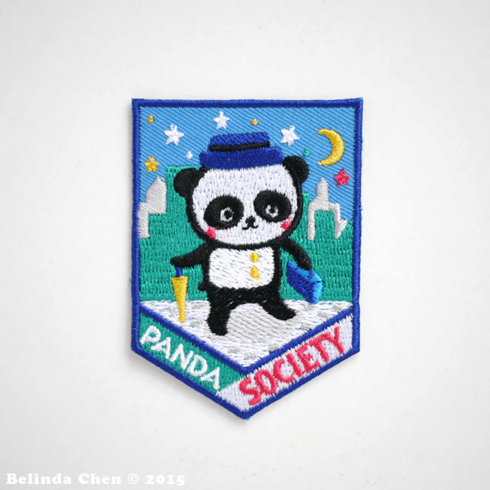 Panda Society Iron on Patch - Etsy