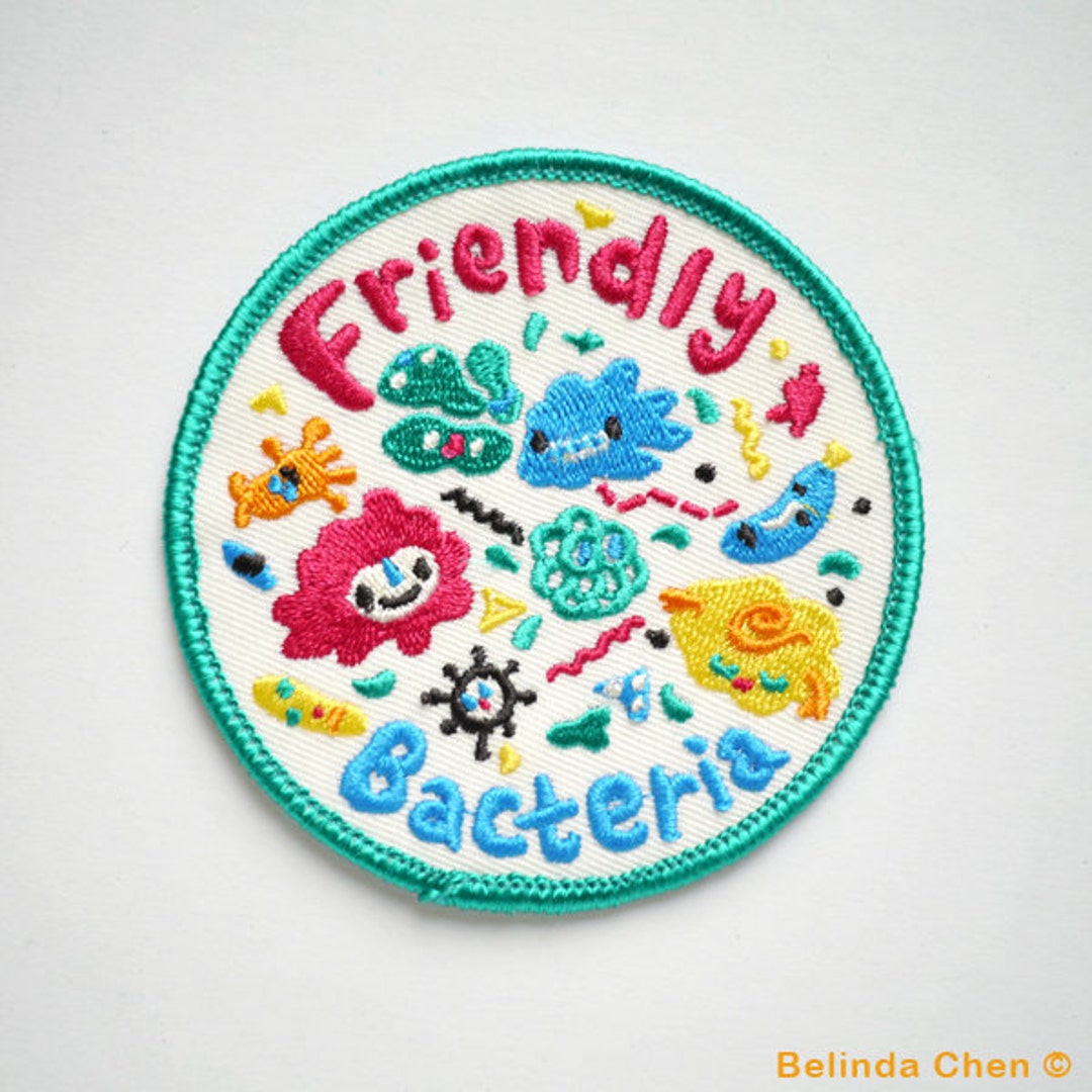 Friendly Bacteria Iron on Patch - Etsy