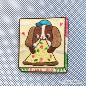 Pizza Pup - Iron on Patch - Etsy