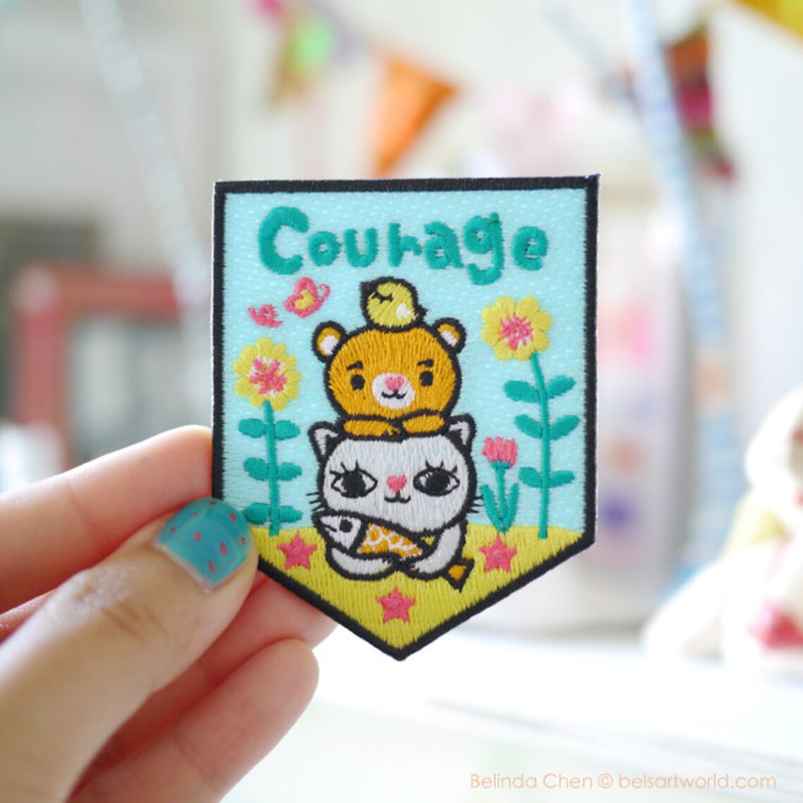 Courage Iron on Patch | Etsy