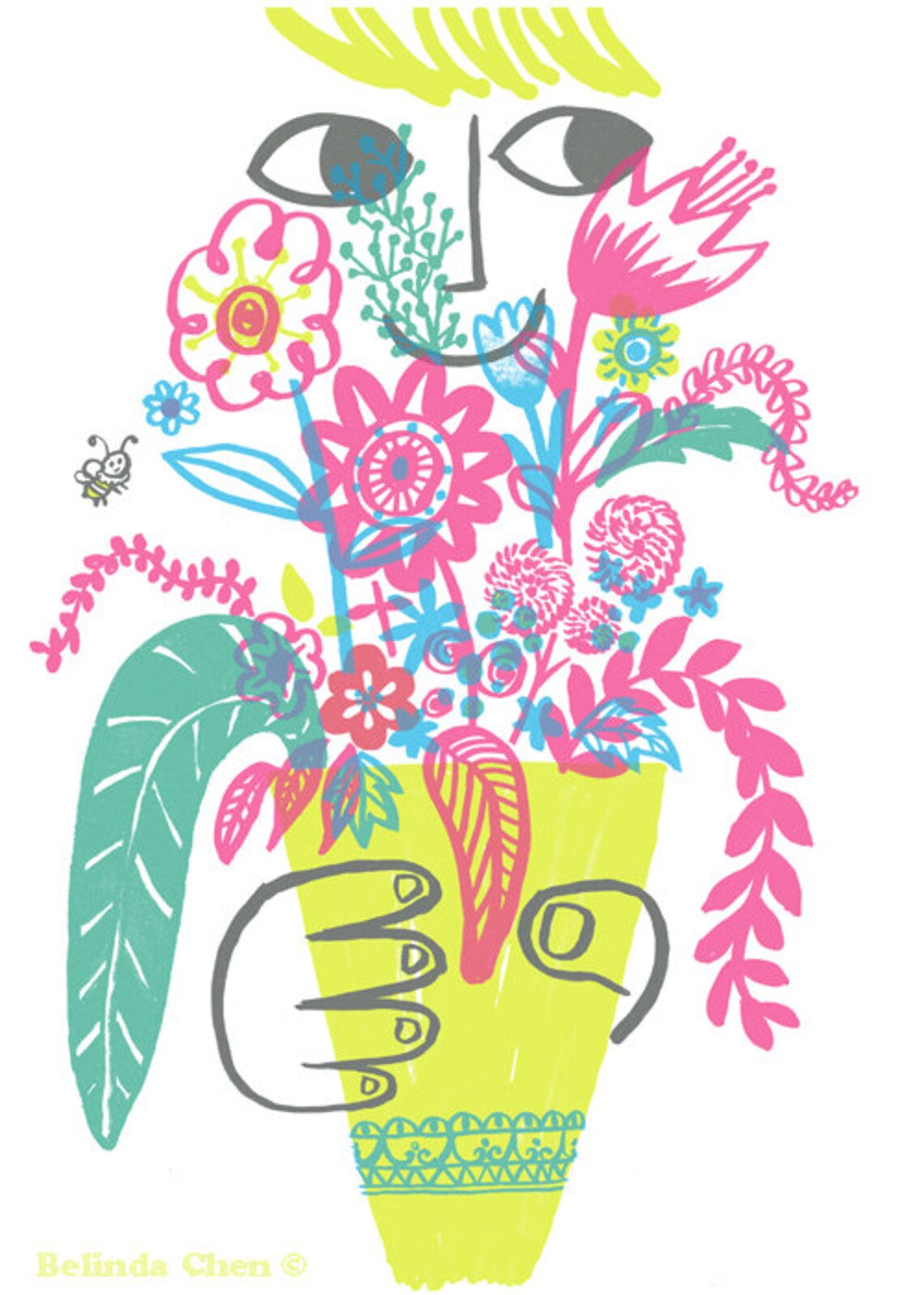 A Smiley Bunch B3 Original Limited Edition Silk Screen Print - Etsy