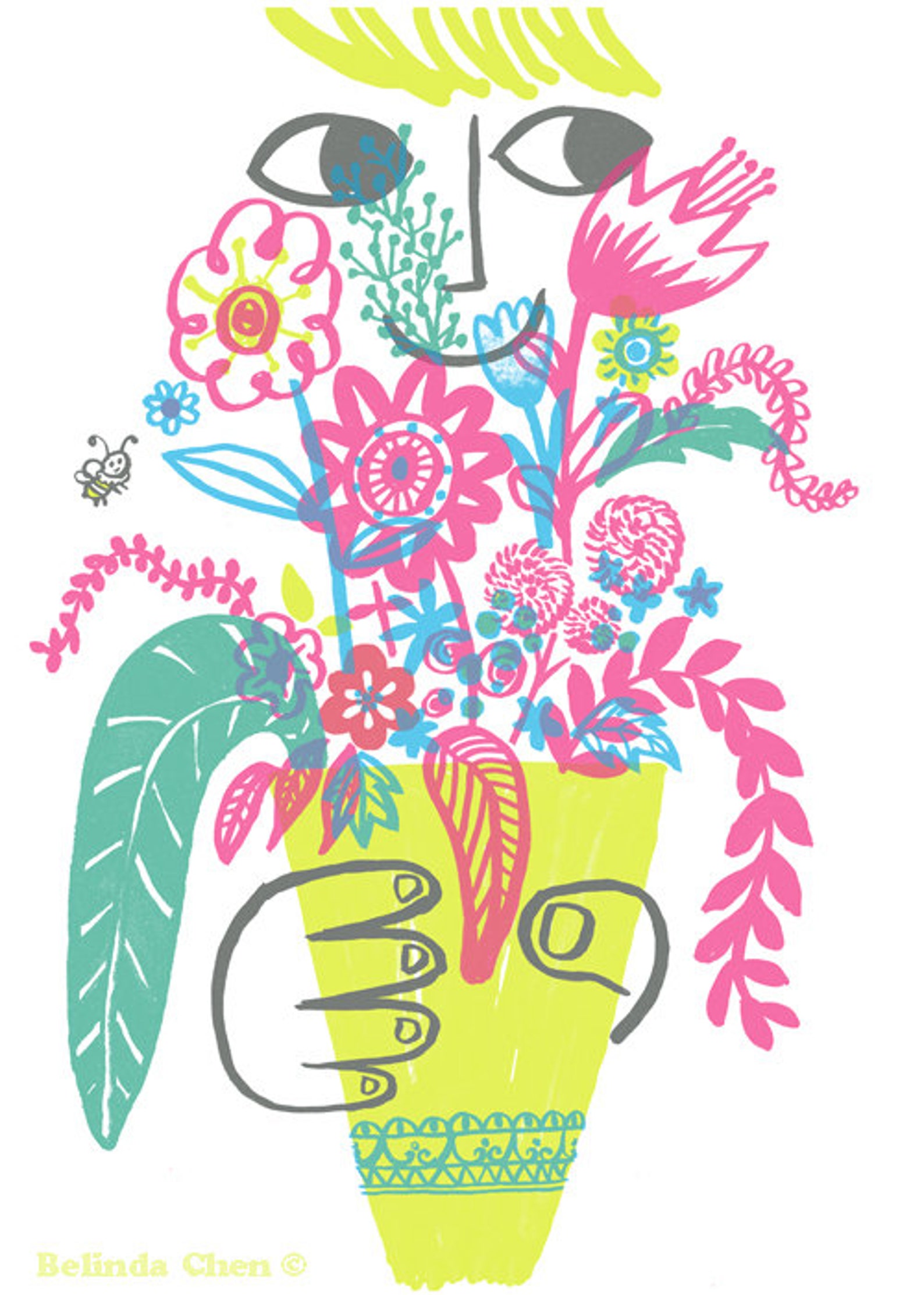 A Smiley Bunch B3 Original Limited Edition Silk Screen Print - Etsy