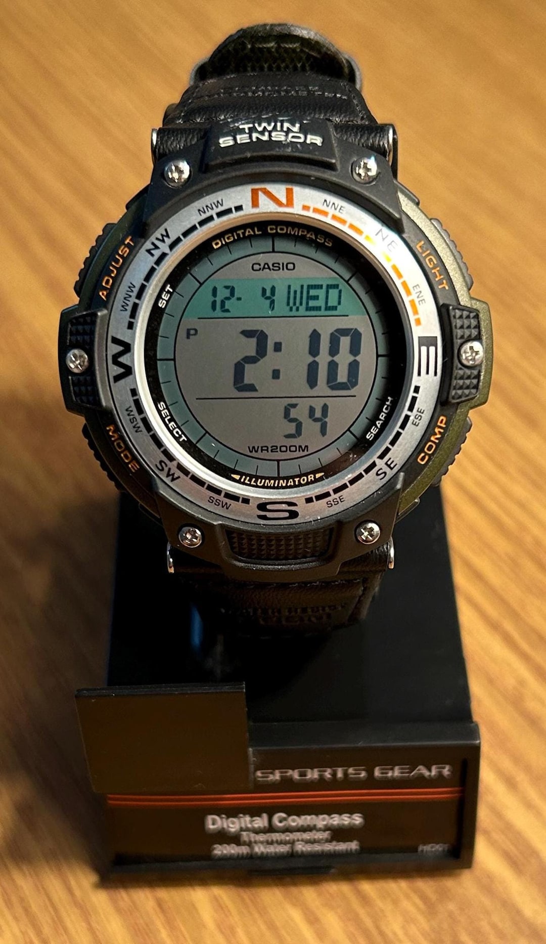 CASIO SGW-100B 3157 Pathfinder Twin Sensor Watch Digital - Etsy