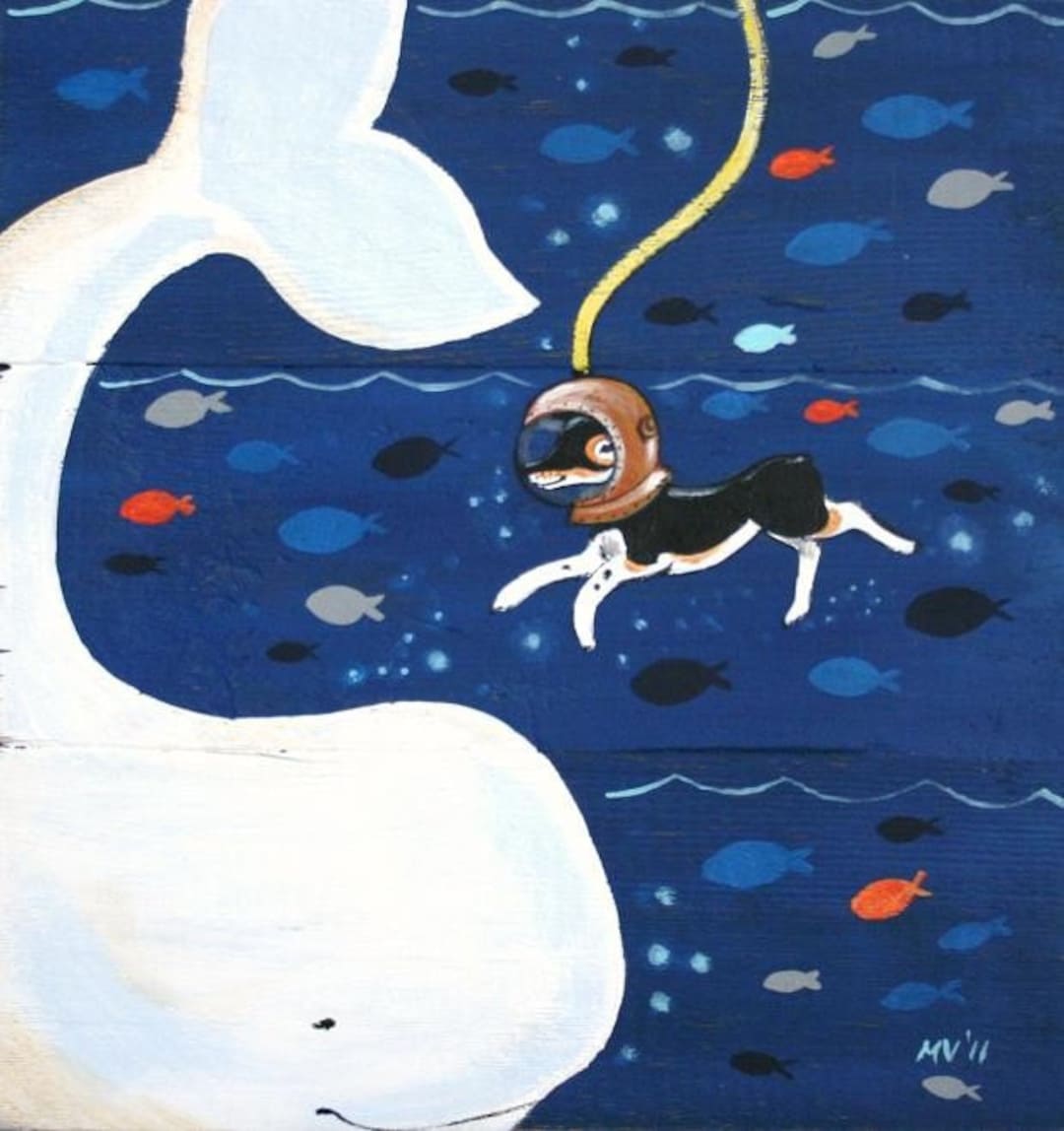 Ocean Print, Hawk and the White Whale- PRINT - Etsy