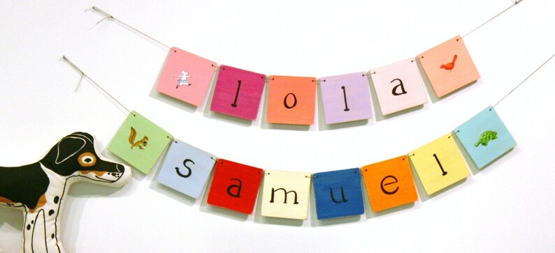 Name Banner, Build Your Own Personalized Name Banner With Letters ONLY ...