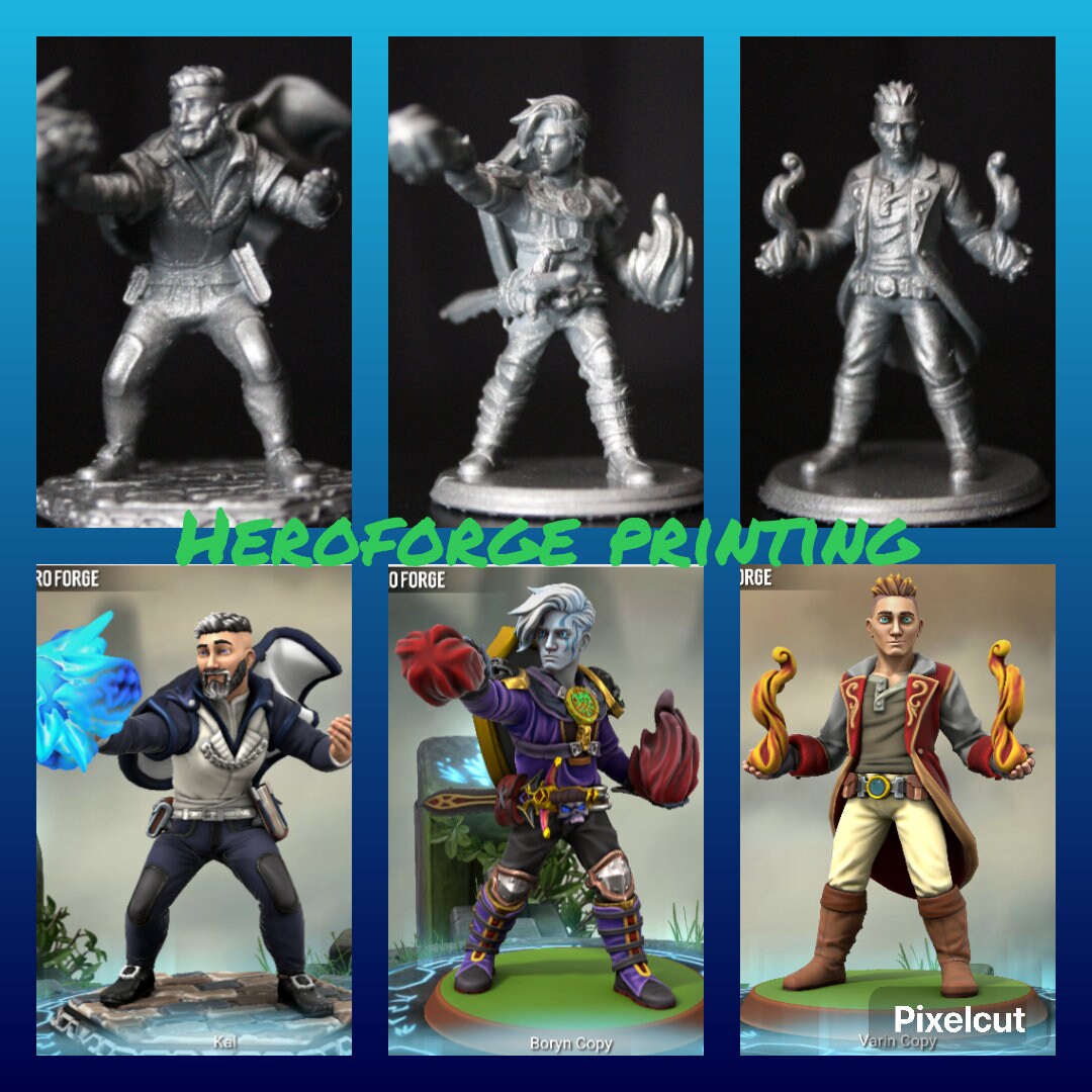 Miniature Printing - Including Heroforge - Etsy