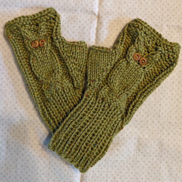 Owl Fingerless Glove - Etsy