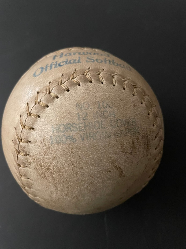 Vintage Softball Official Harwood & Sons Inc. Baseball USA No 100 - Etsy