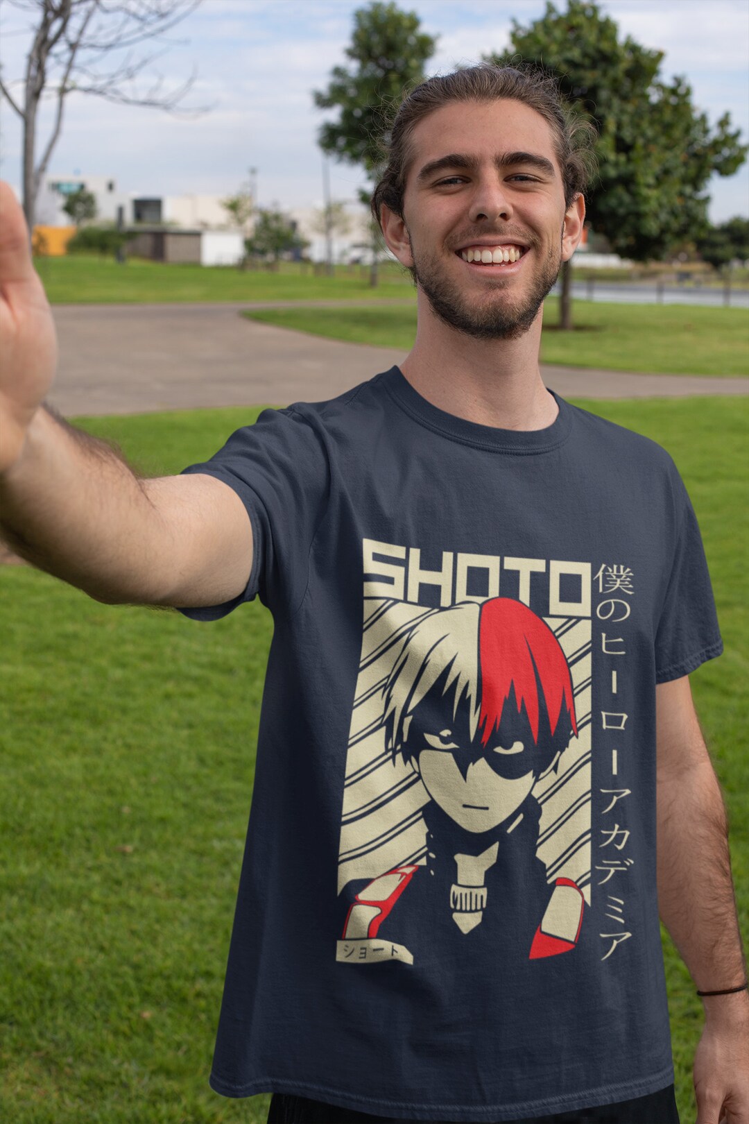 Shoto Todoroki My Hero Academia Unisex Softstyle T-shirt - Etsy