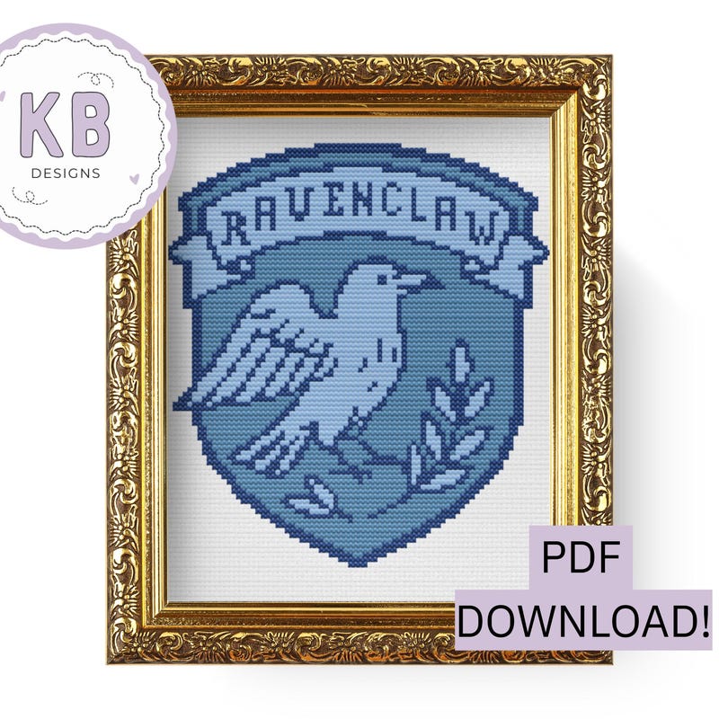 Hogwart House Crests - Etsy