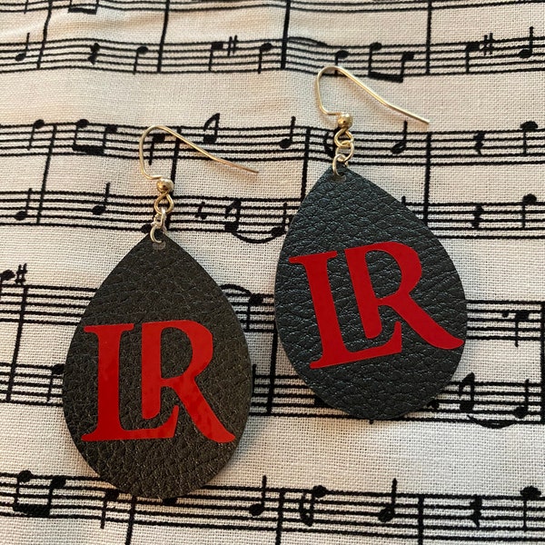 Faux Leather Earrings - Etsy