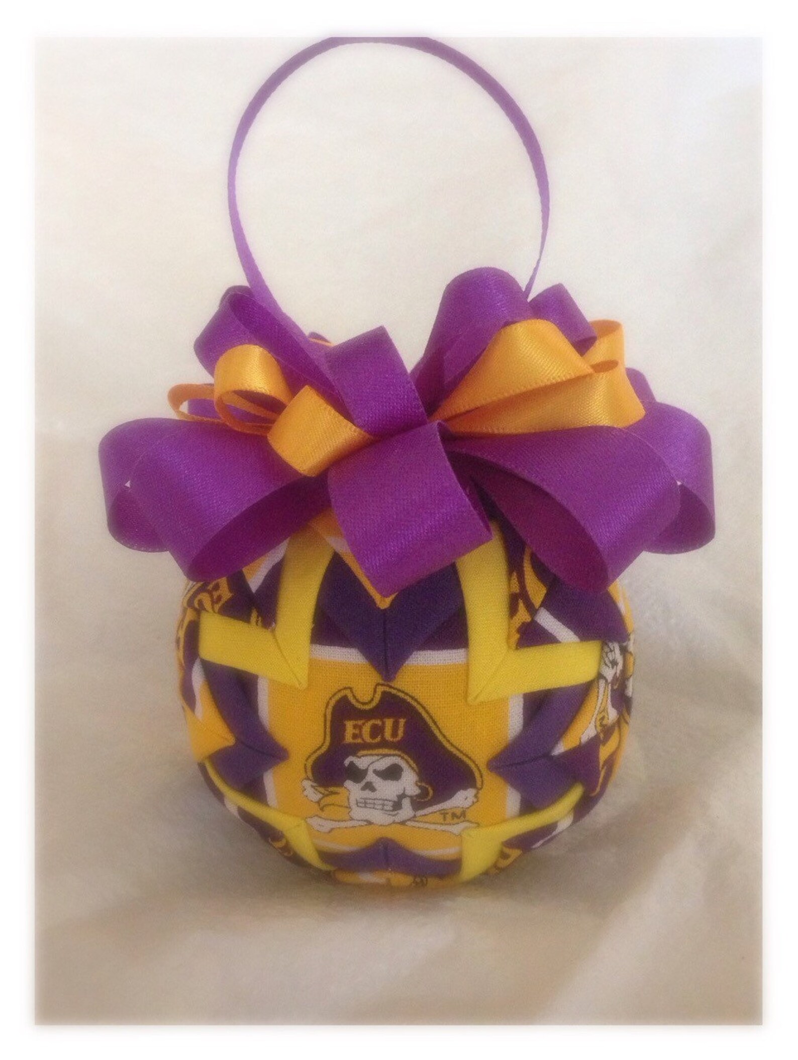 East Carolina Ornament - ECU Pirates Inspired Quilted Star Ornament ...