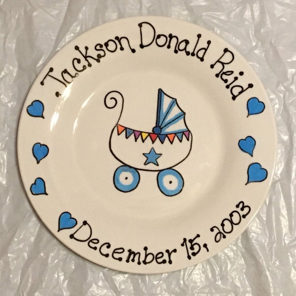 Birth Plates - Etsy