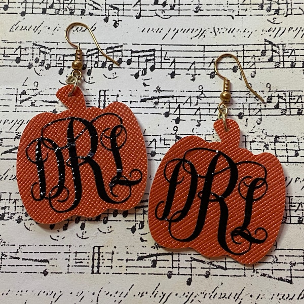Halloween Faux Leather Earrings - Etsy