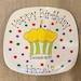 Happy Birthday Plate - Personalized Plate - Hand Painted Plate ...
