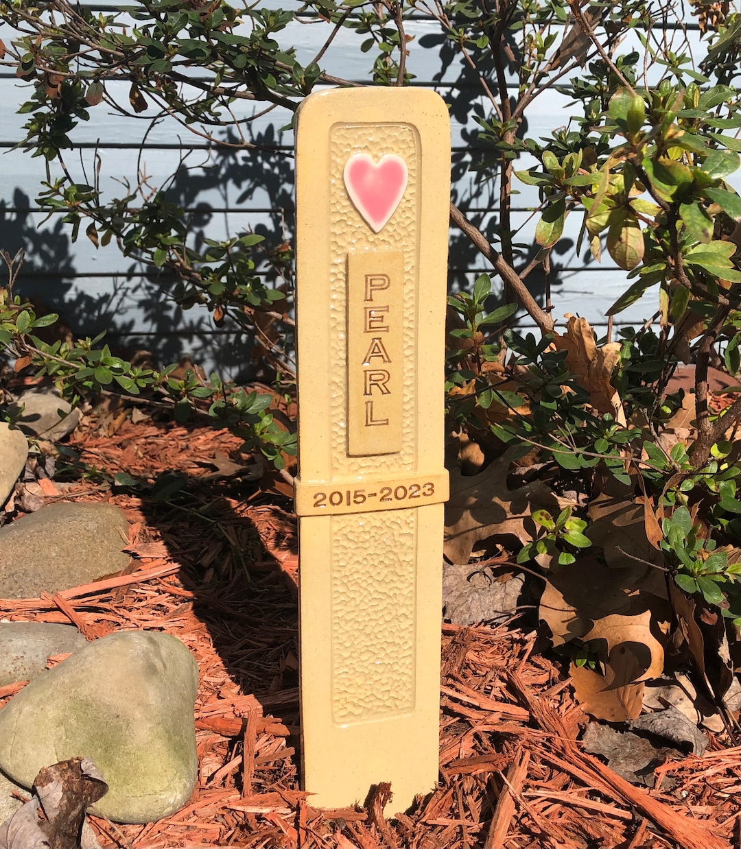 Pet Grave Marker Memorial Headstone Tombstone /handcrafted Ceramic ...