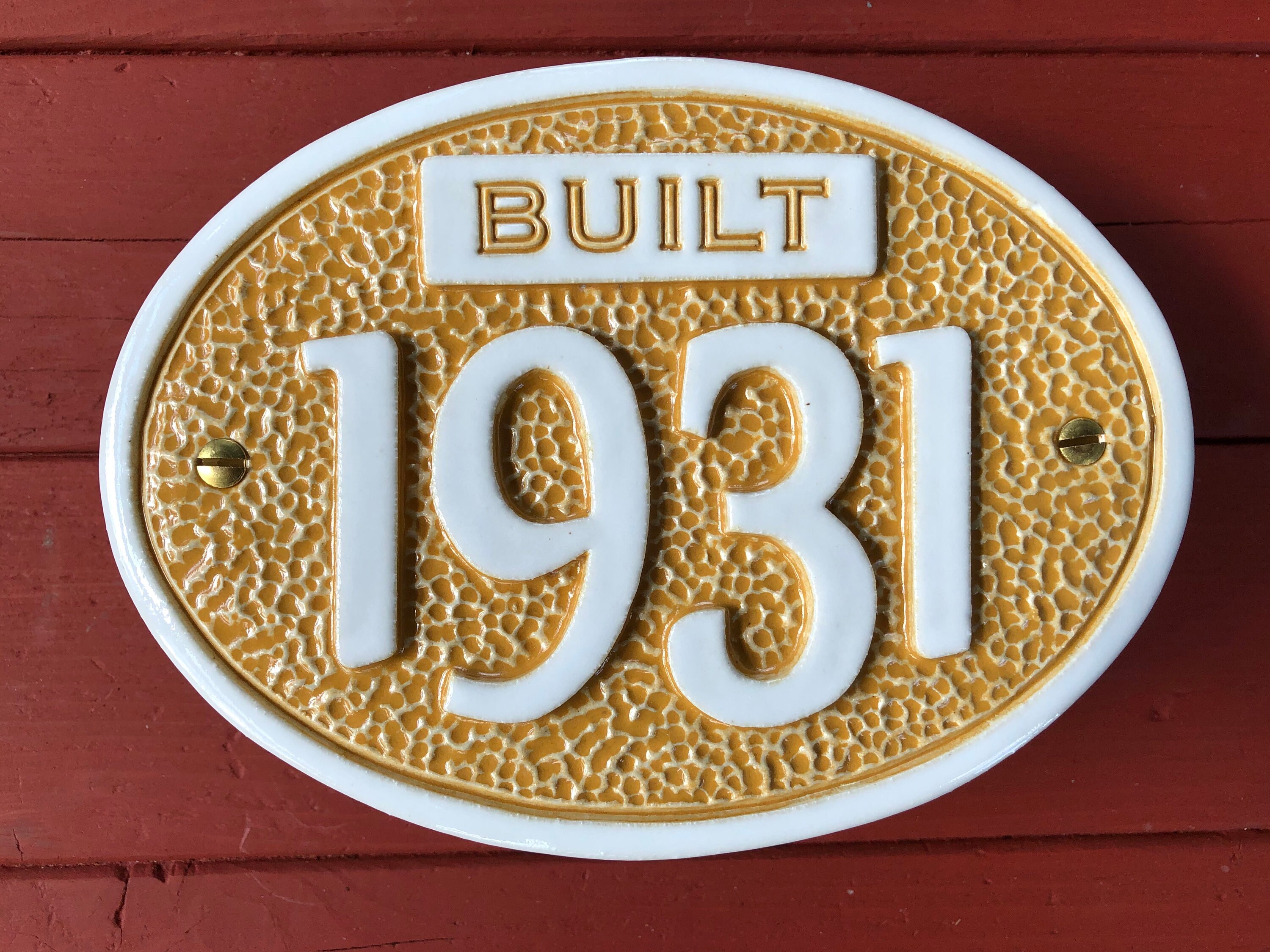 Small Historic House Year Circa Placard Sign / Custom | Etsy