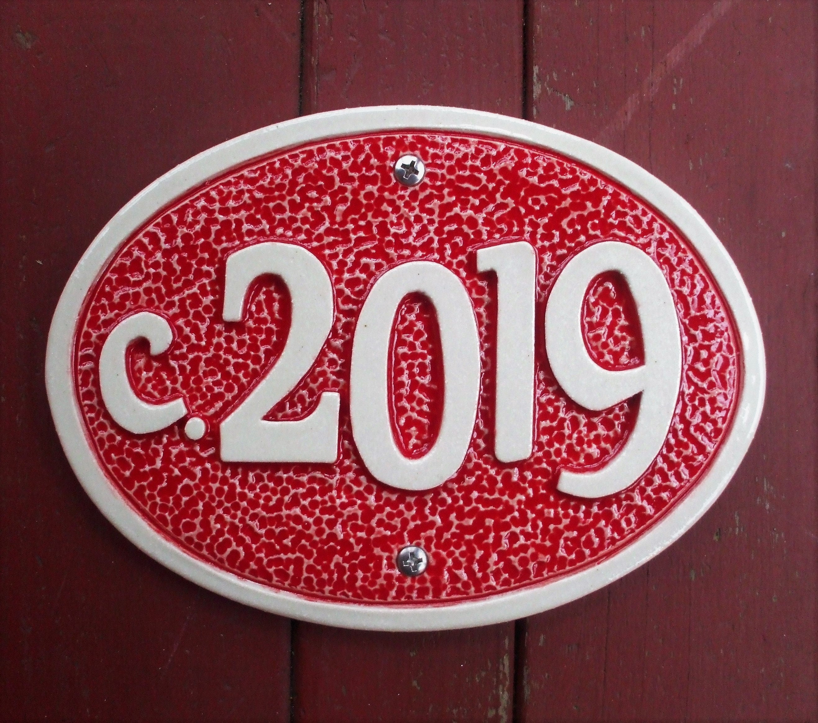 Small Historic House Year Circa Placard Sign / Custom | Etsy