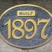 House or Business Year Established/circa/built Placard Sign / Custom ...