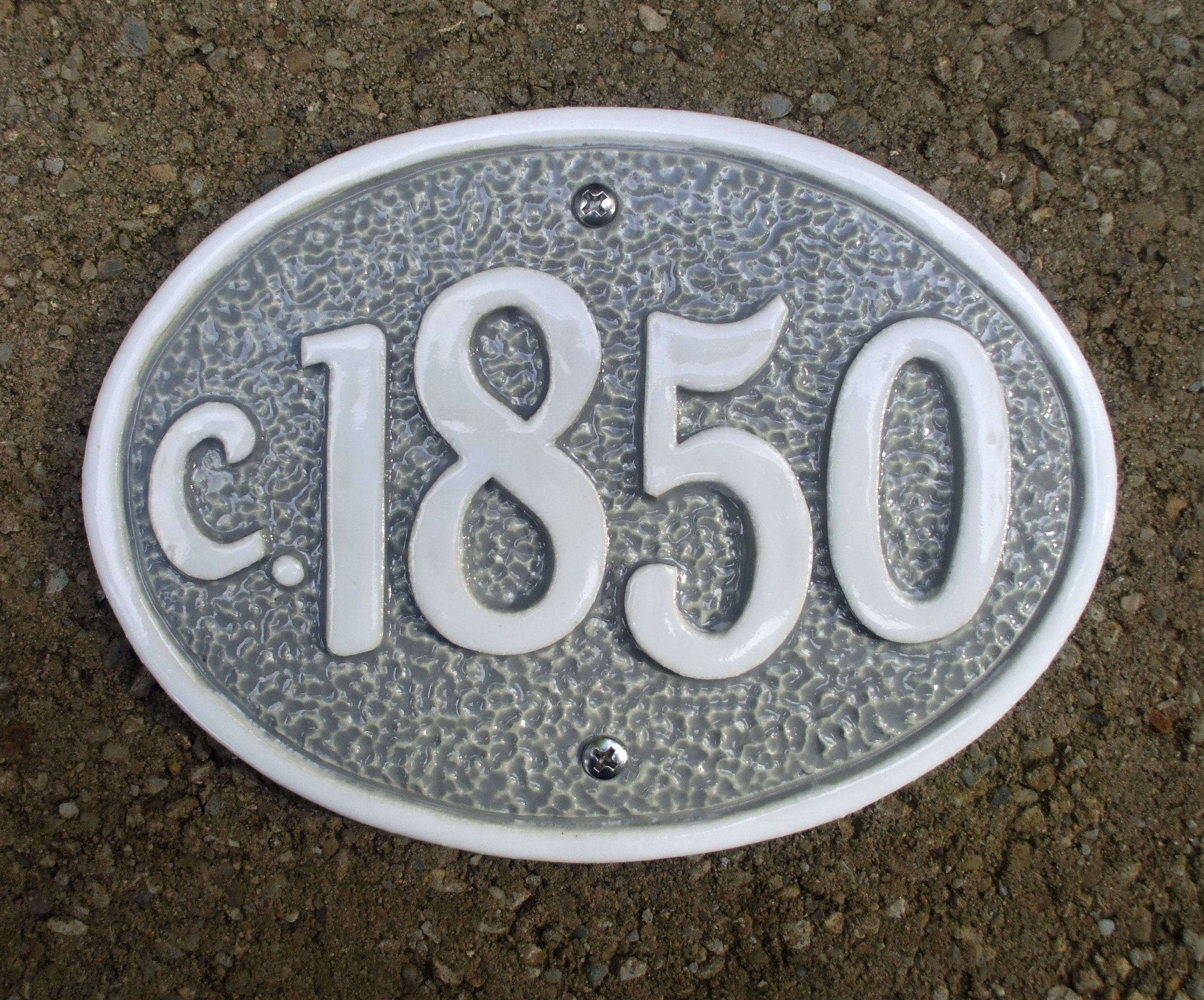 Small Historic House Year Circa Placard Sign / Custom | Etsy