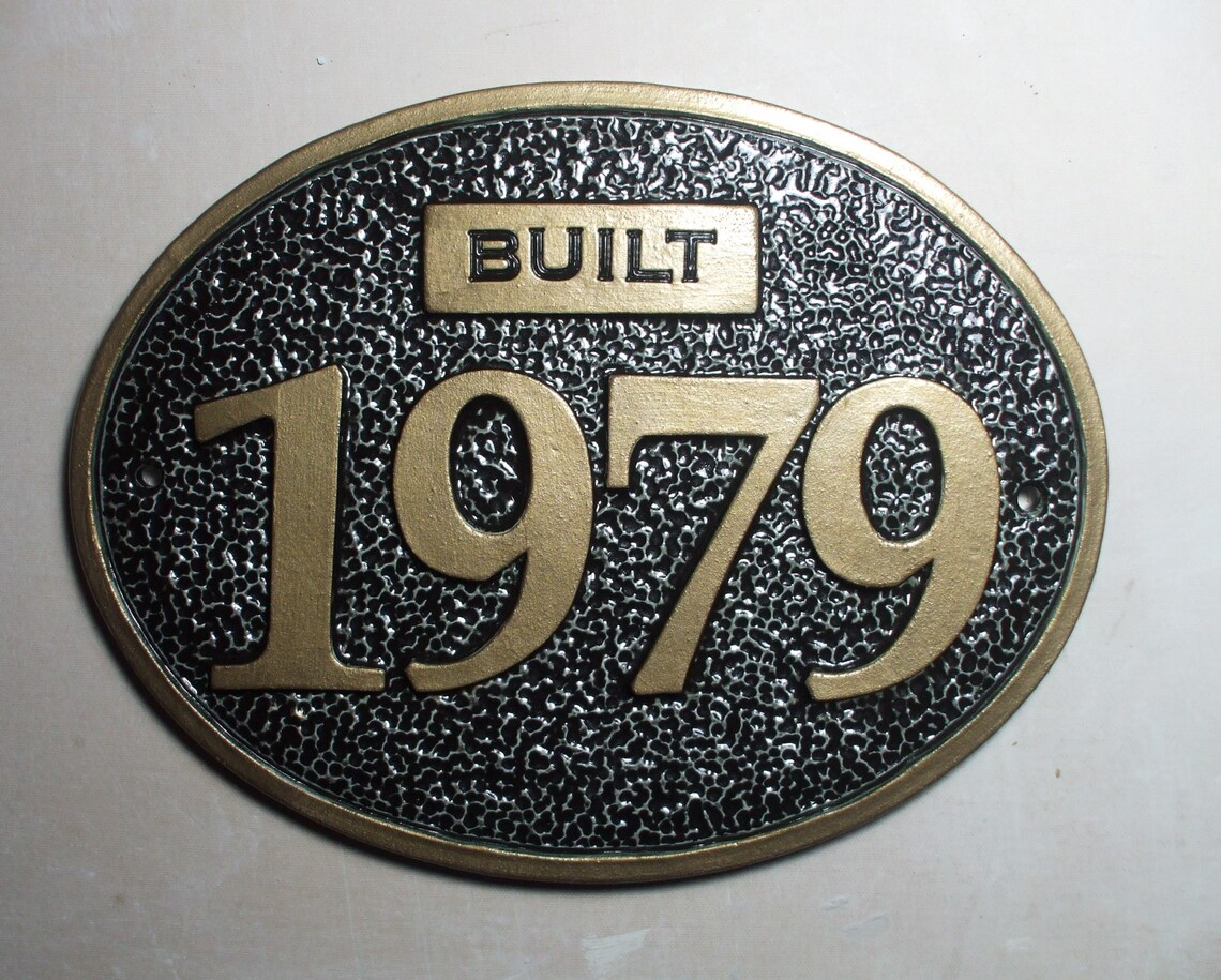 House or Business Year Established/circa/built Placard Sign / - Etsy