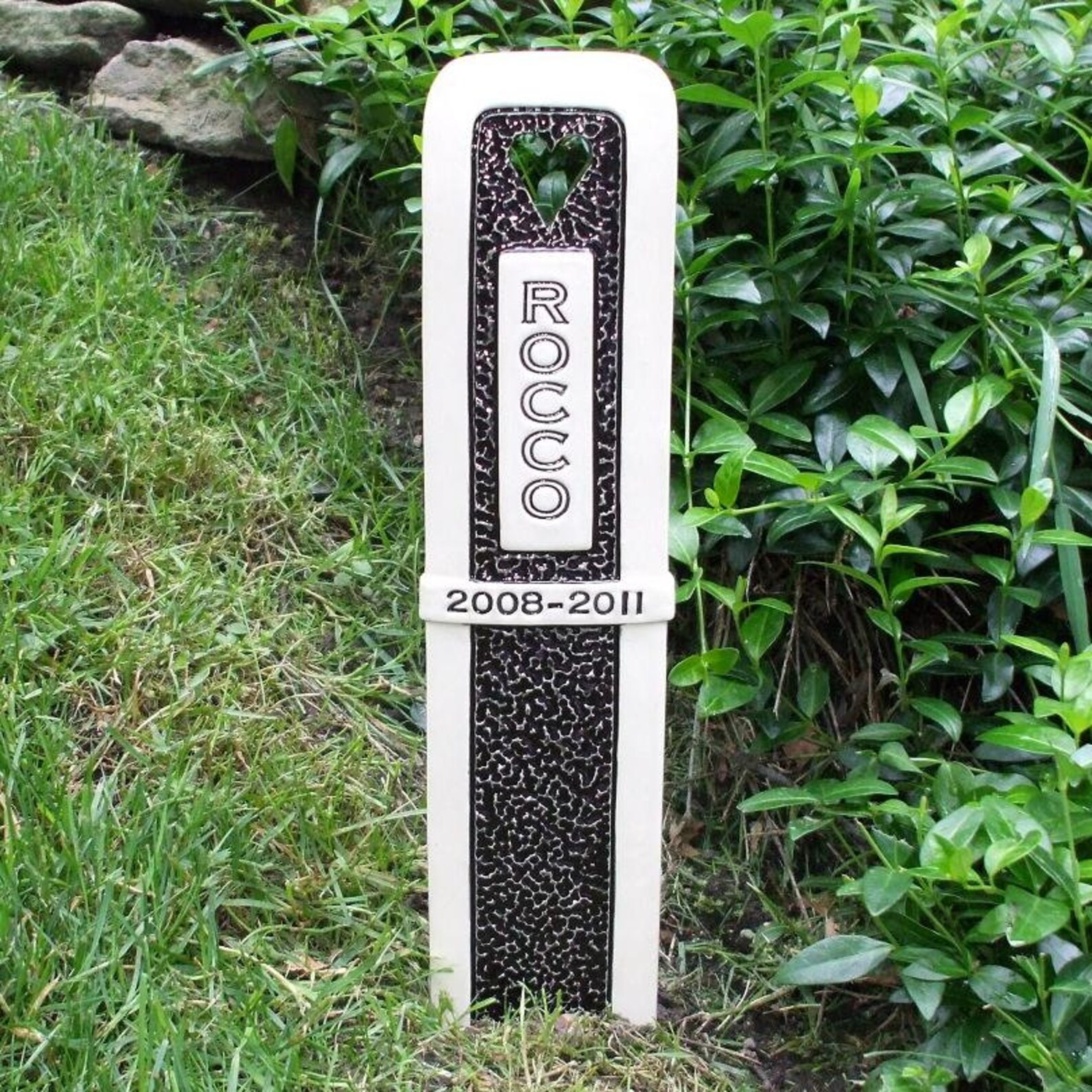 Pet Grave Marker Memorial Headstone Tombstone / Custom Handcrafted ...
