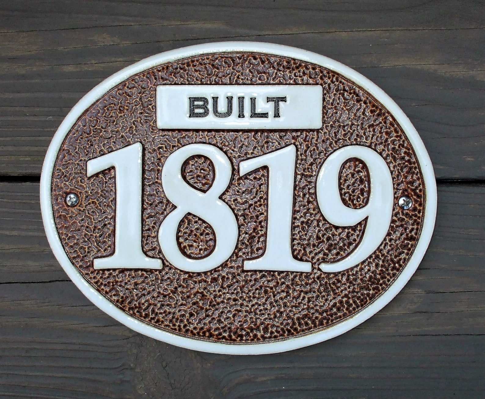 House or Business Year Established/circa/built Placard Sign / - Etsy