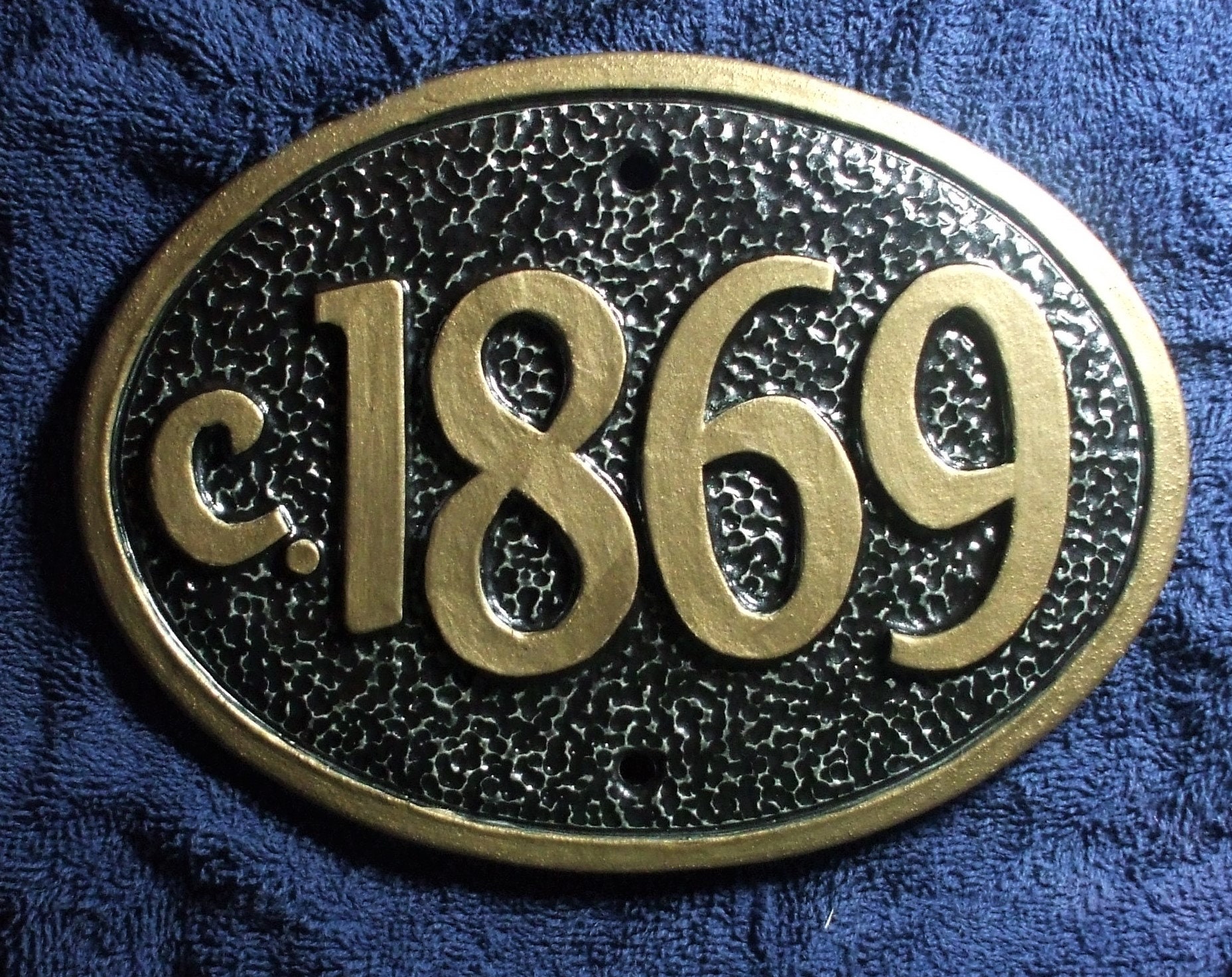 Small Historic House Year Circa Placard Sign / Custom | Etsy