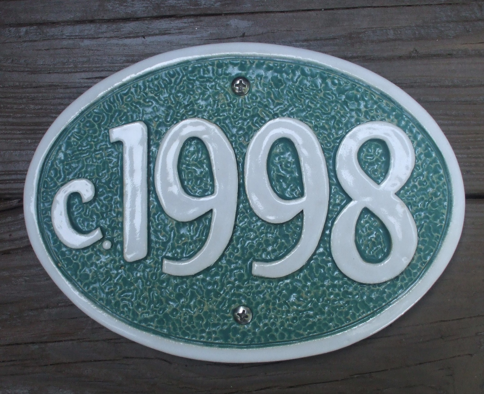 Small Historic House Year Circa Placard Sign / Custom | Etsy