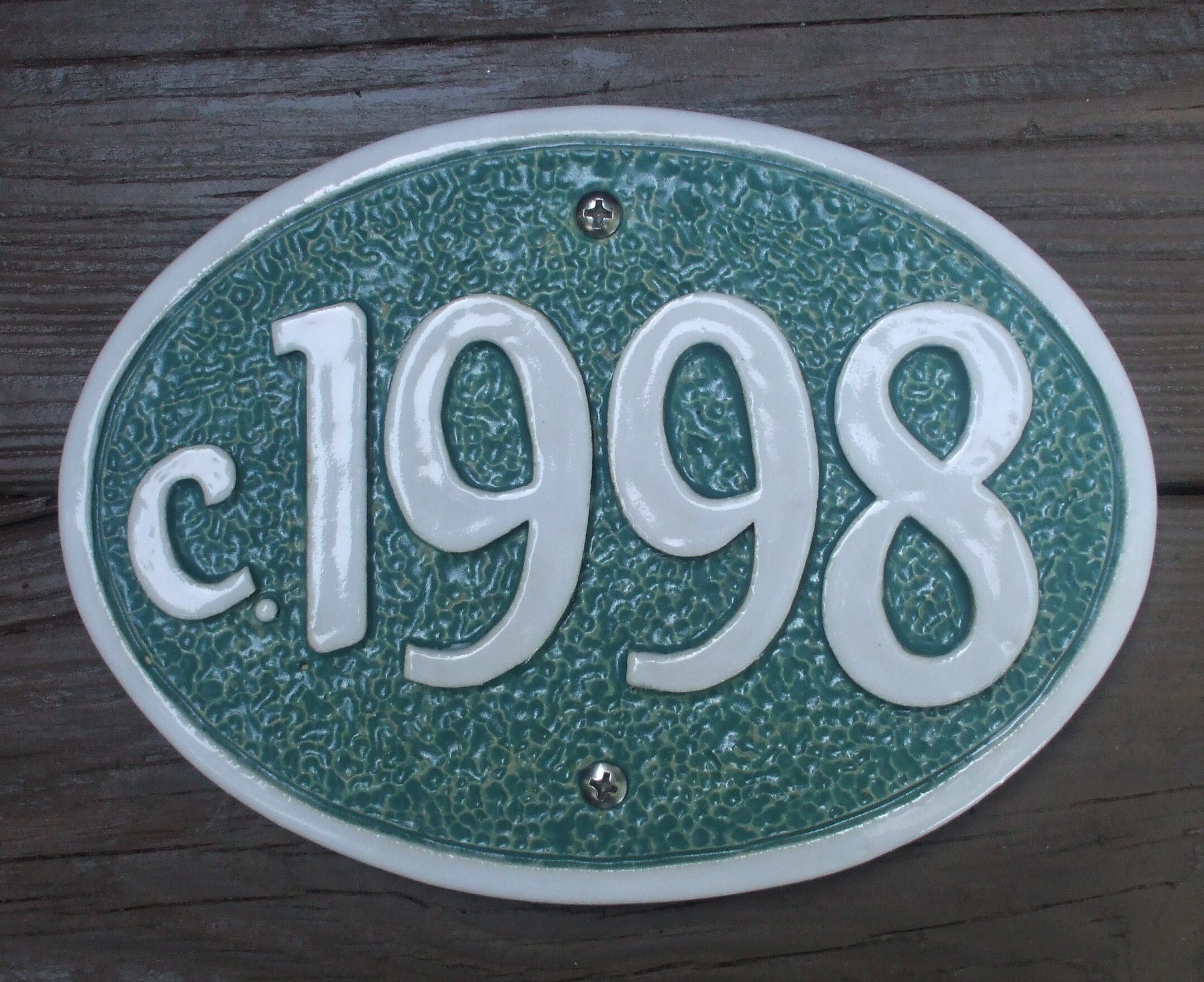 Small Historic House Year Circa Placard Sign / Custom | Etsy