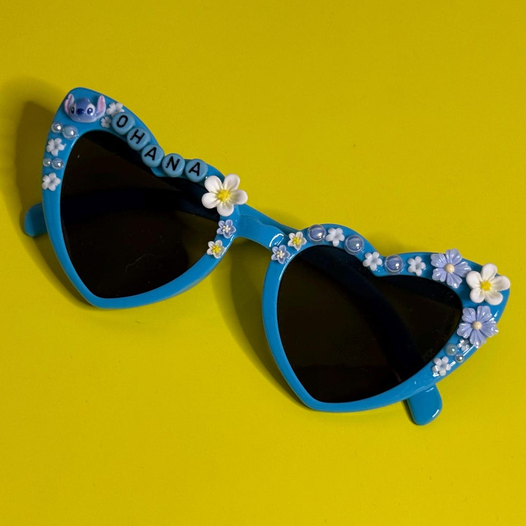 Hawaiian Blue Alien Novelty Sunglasses - Etsy