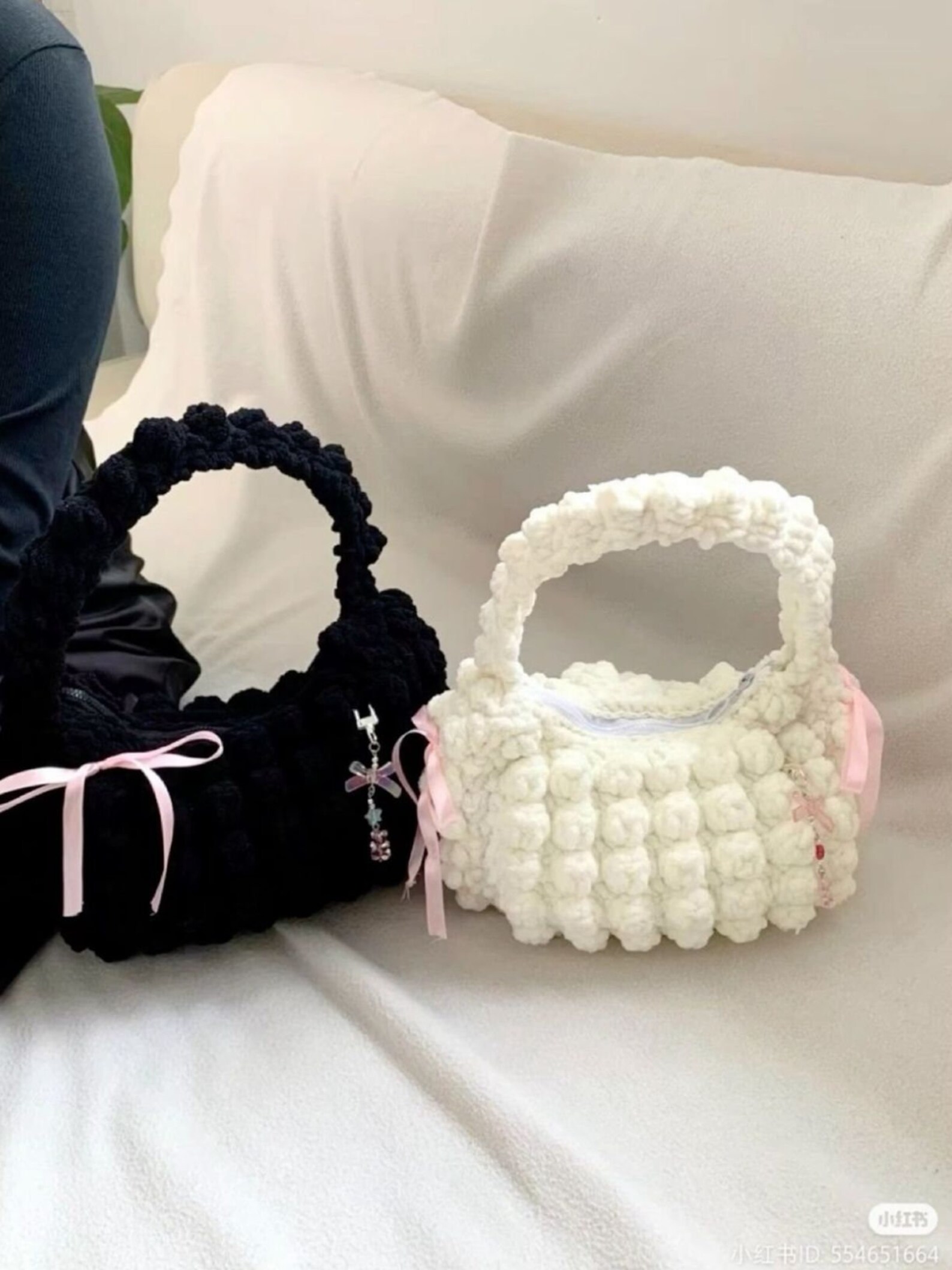 Crochet Handbag Pattern, Popcorn Bag Pattern, Popcorn Stitch Bag, Cloud ...