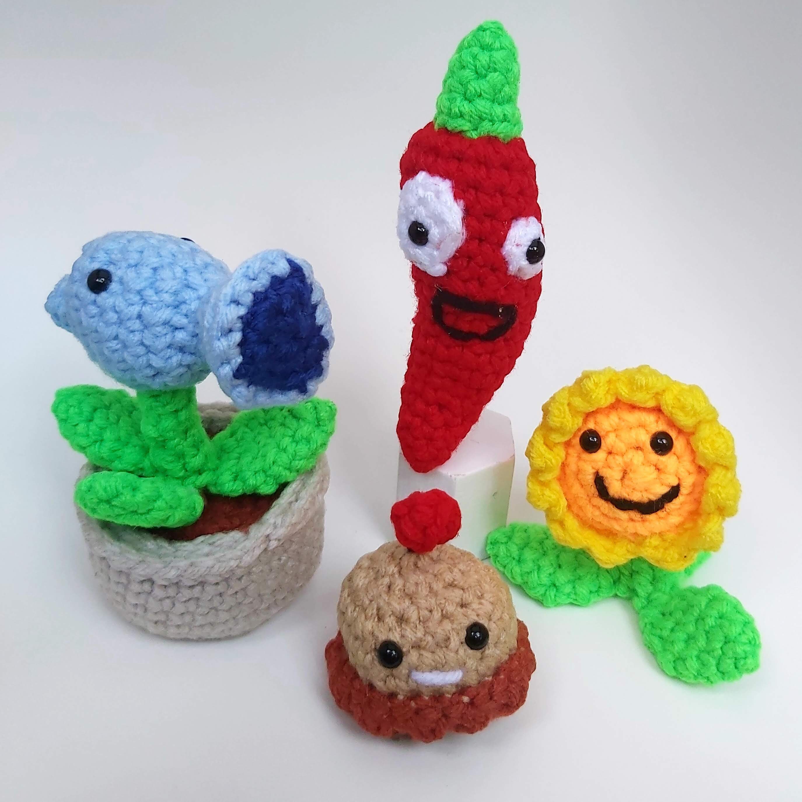 DIGITAL Plants VS Zombies Amigurumi Crochet Pattern, Sunflower ...