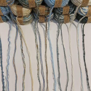 Bundle of Upcycled Multicolor Yarn, Mystery Box of Colorful Yarn. Dusty ...