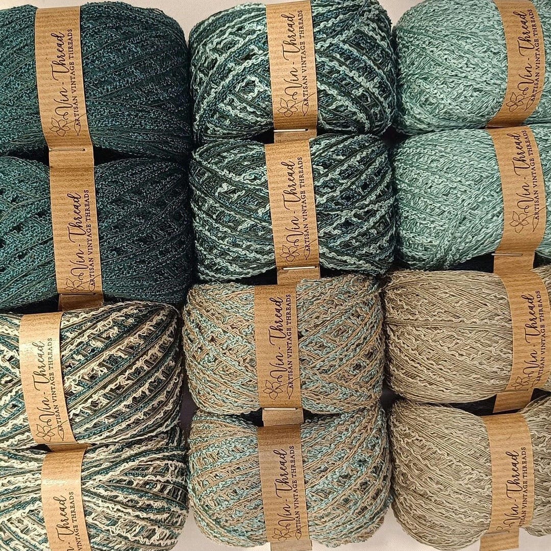 Upcycled Teal Blue Yarn Bundle: 300g Marled Fiber Cakes - Etsy
