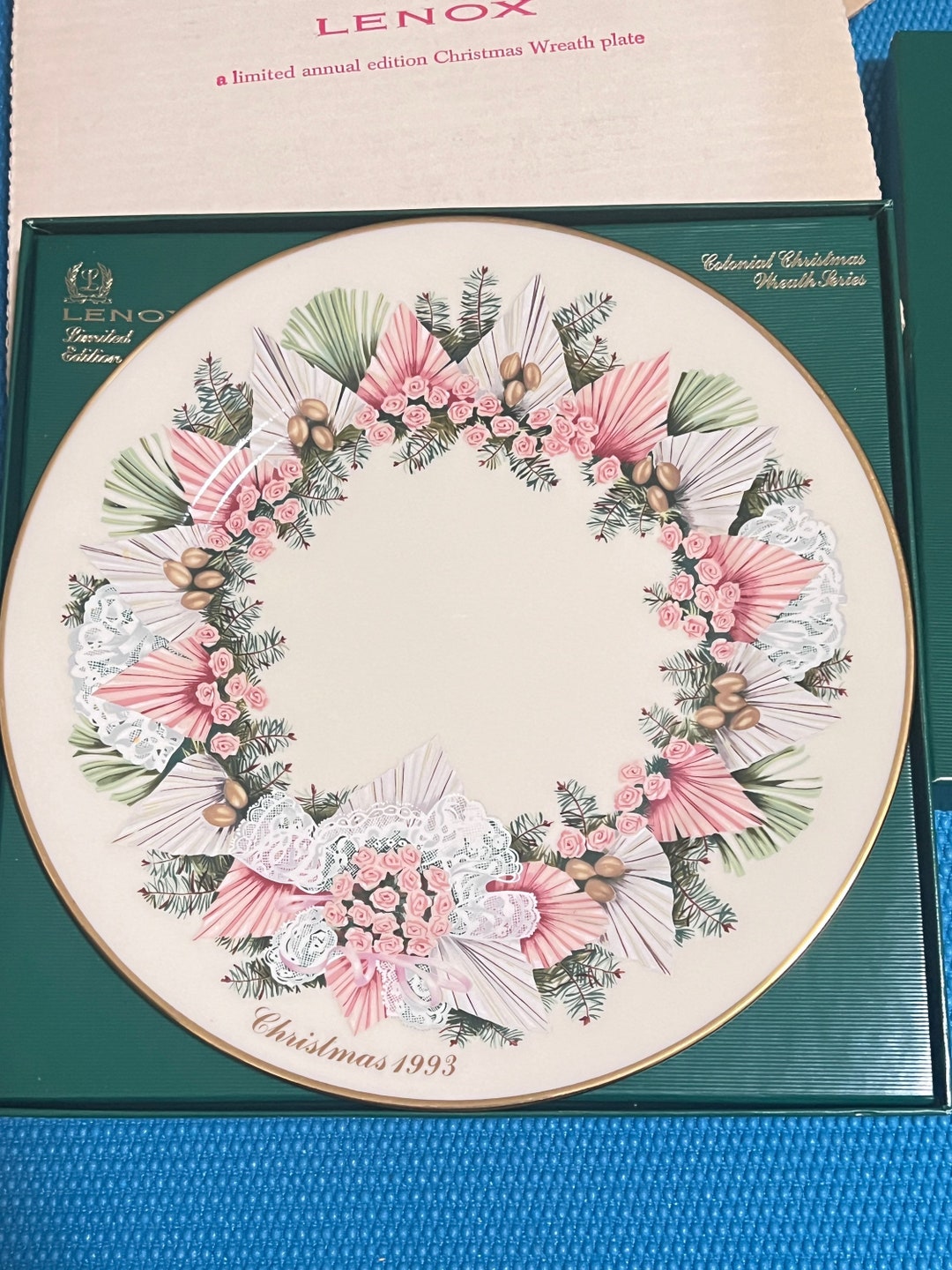 Lenox Georgia Christmas 1993 Plate - Etsy