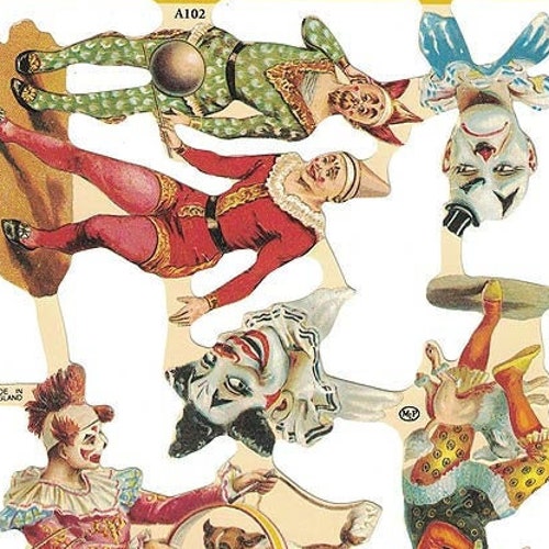 England Vintage Victorian Circus Lady Performers Lithographed - Etsy