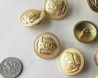 Brass Blazer Buttons - Etsy