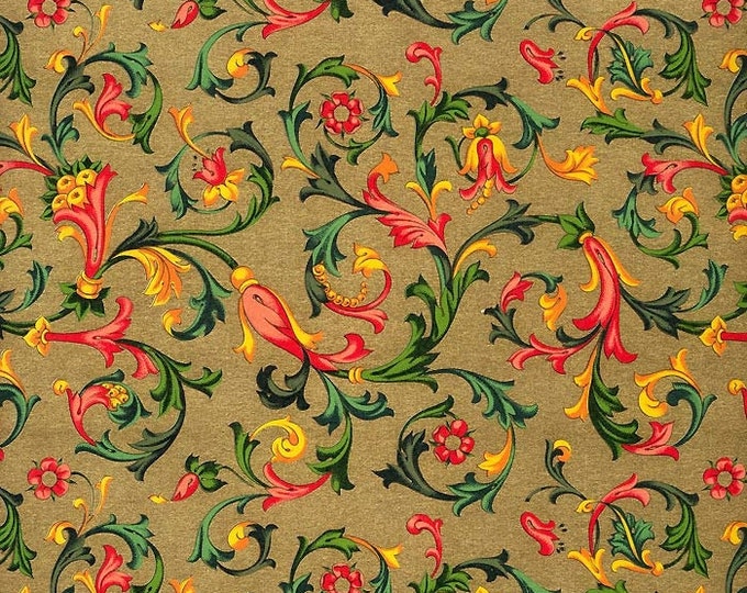 2 Sheets Florentine Italian Paper Traditional Gilded Design ~ Rossi ...