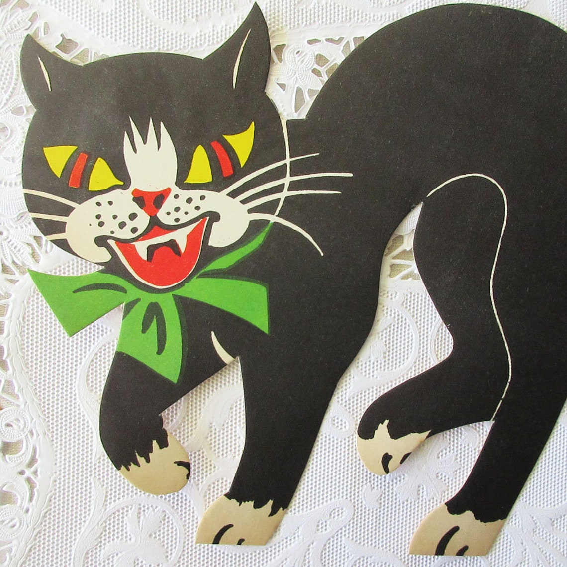 Vintage Denmark 1940s Fastelavn Shrovetide Black Cat Paper - Etsy
