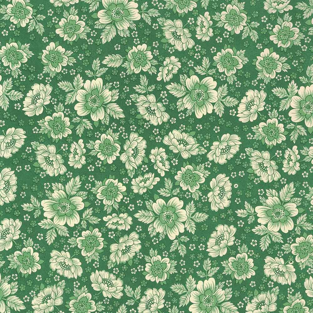 Green Floral Pattern